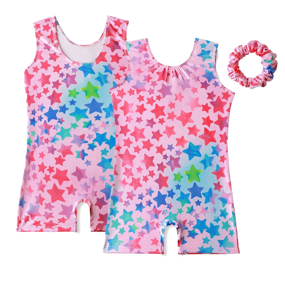 Ytdscs Toddlers Kids Gymnastics Leotards for Girls Star Pattern ...