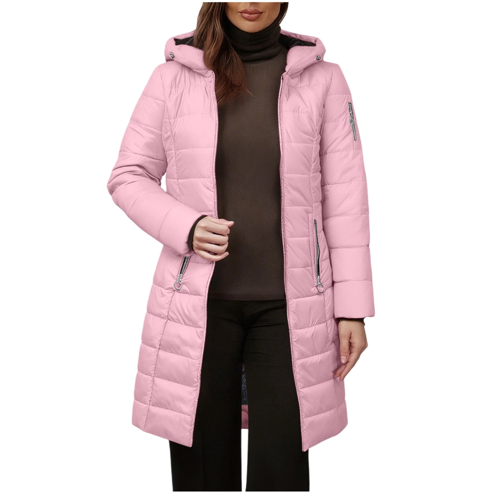 Yteetum Fall Winter Coats for Women Oversize Waterproof Fleece Lined ...