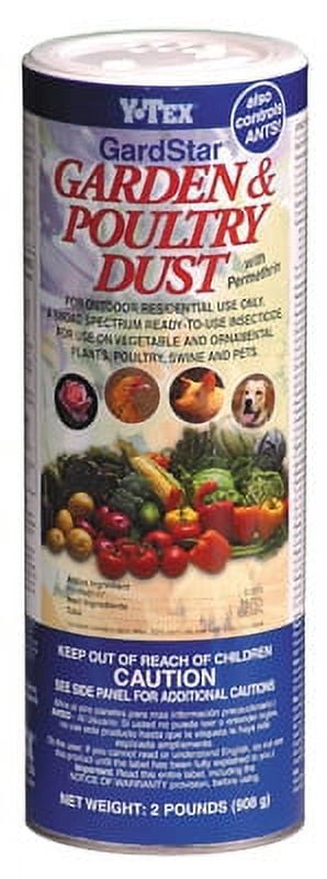 Y Tex Gardstar Garden and Poultry Dust, 2 lbs, Controls Garden Pests ...
