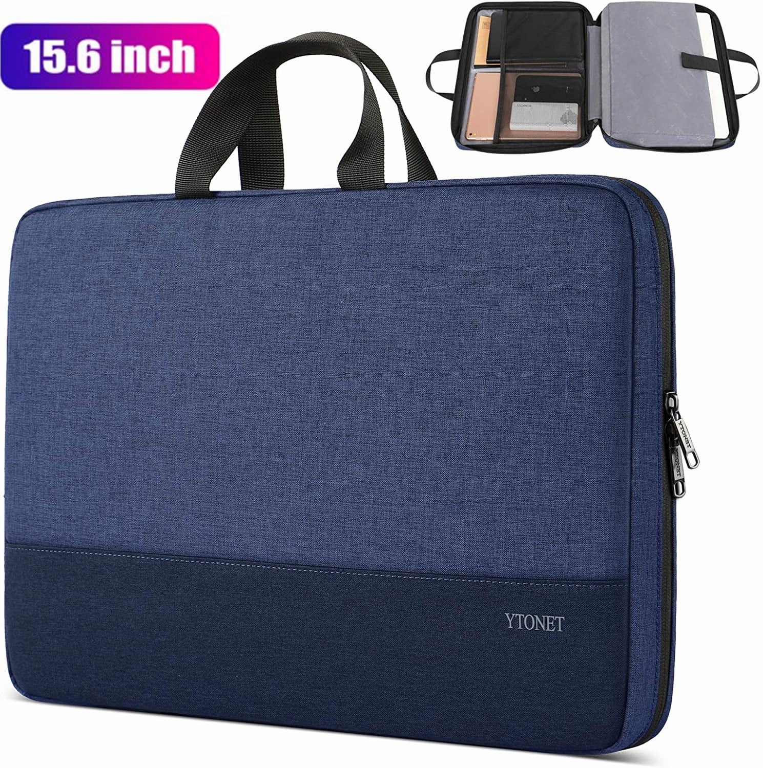 Ytonet 15.6 inch Laptop Case, Laptop Sleeve for Women Men, Carring ...