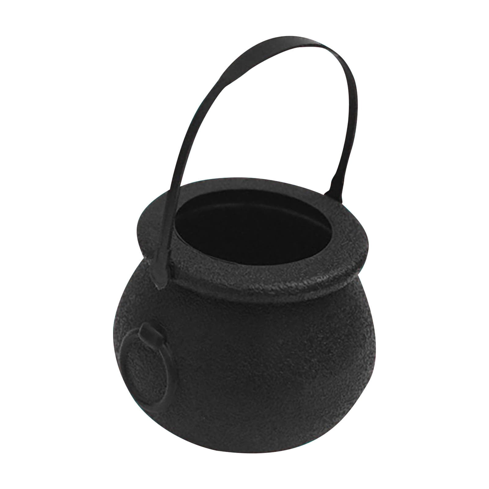Ytppwn 5pcs Mini Black Cauldron with Handle Halloween Witch Cauldron ...