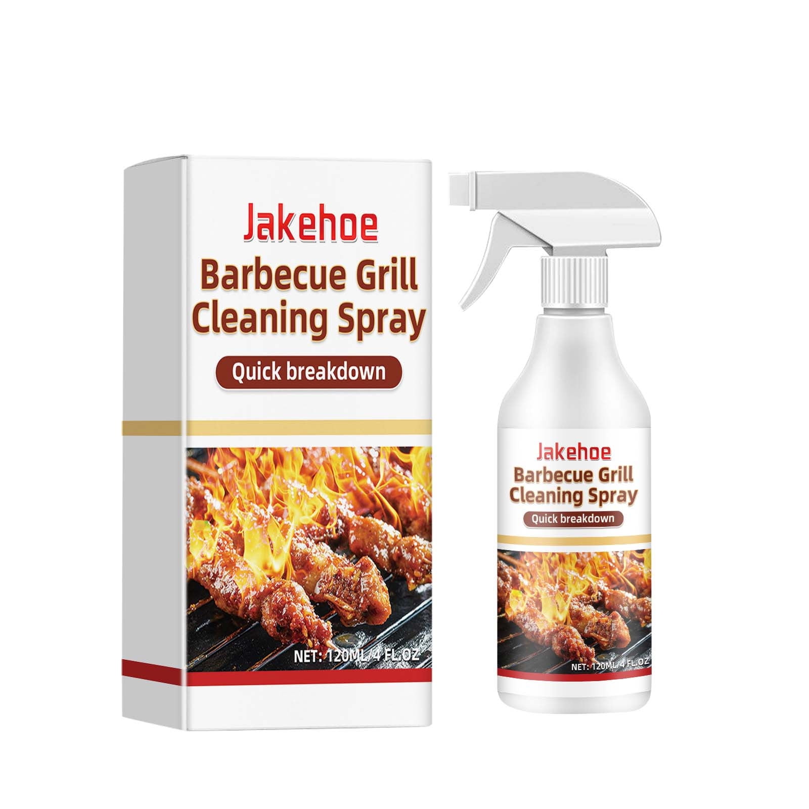 Ytppwn Grill and Grate Cleaner Spray (4 Oz) - Spray Safely Cleans Burnt ...