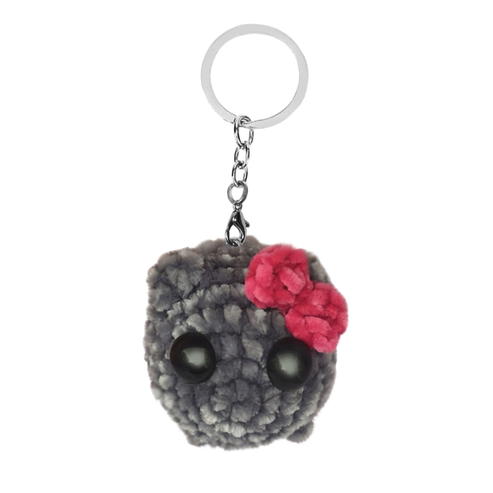 Coollooc Sad Hamster Hooked Doll with Music and Keychain Knitted Sad ...