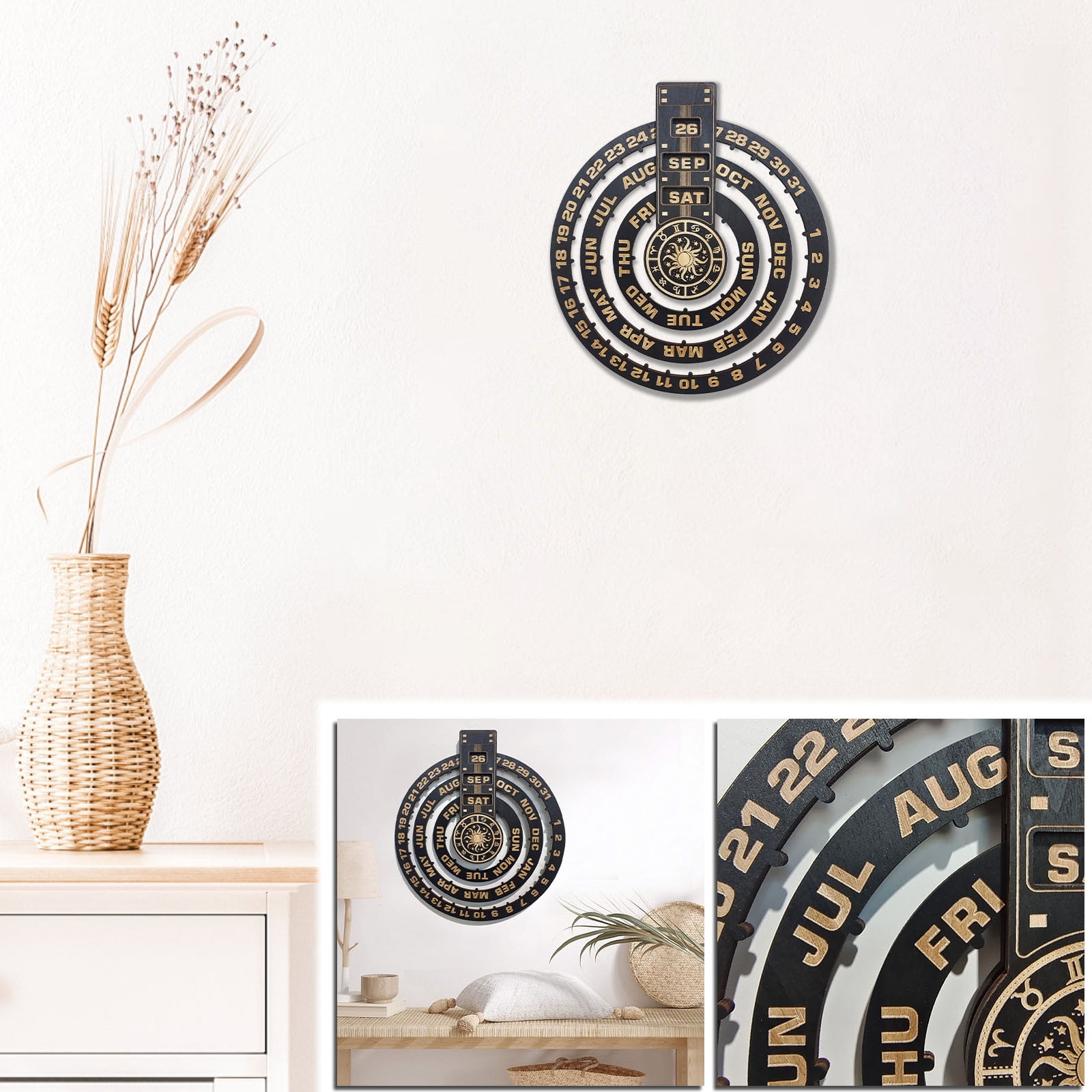 Coollooc Wiccan Calendar Wheel of the Year Pagan Altar or Wall Art 8 ½ ...