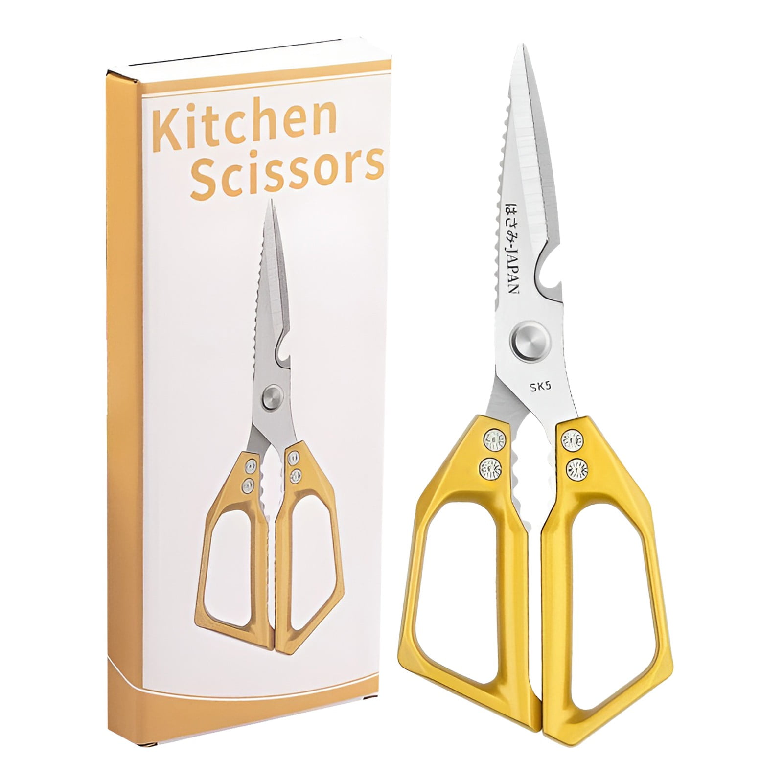 Yttmshdga Multifunctional Stainless Kitchen Shears Scissors All Purpose ...