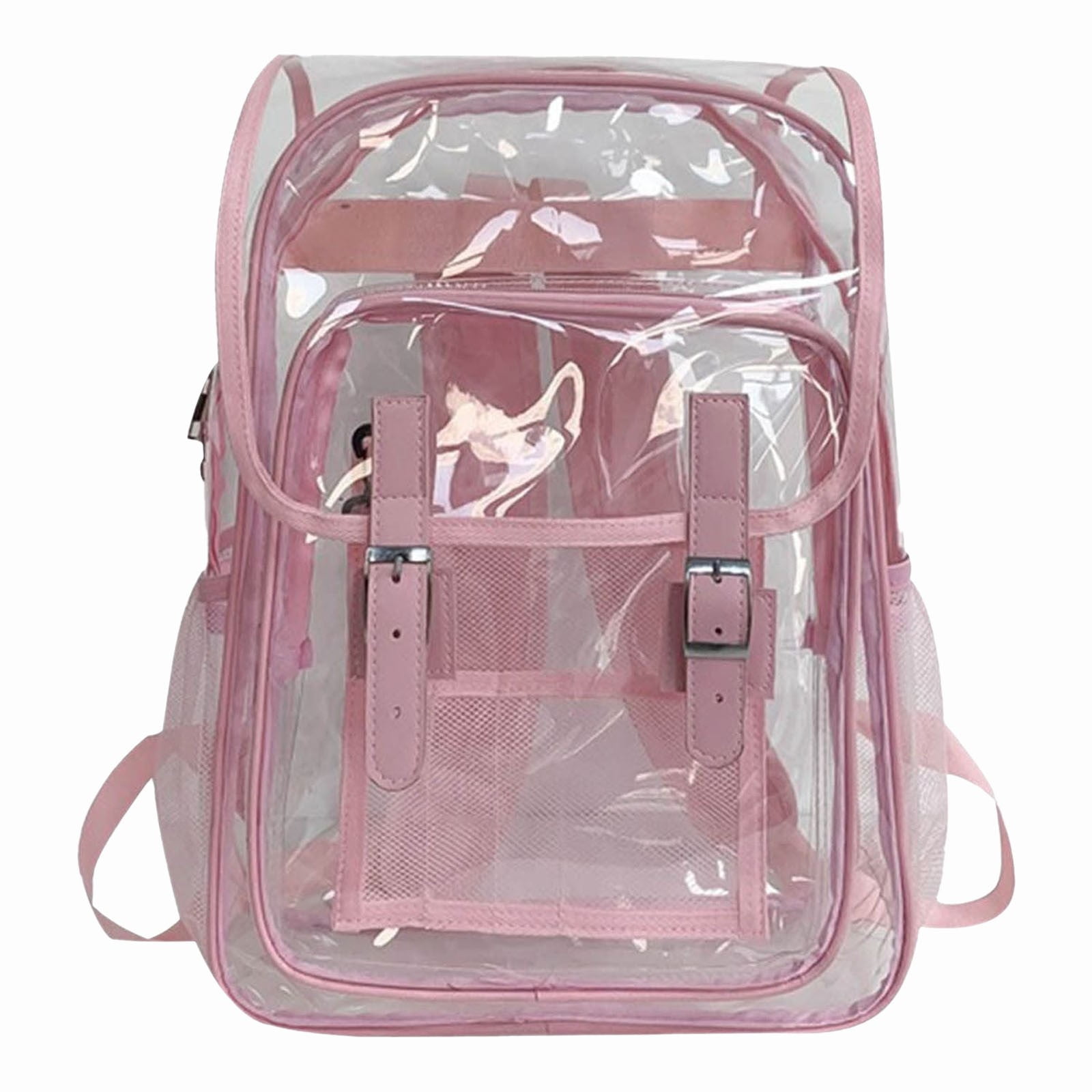 Yttmshdga Plastic See Through Purses/Backpacks Flip Top PVC Transparent ...
