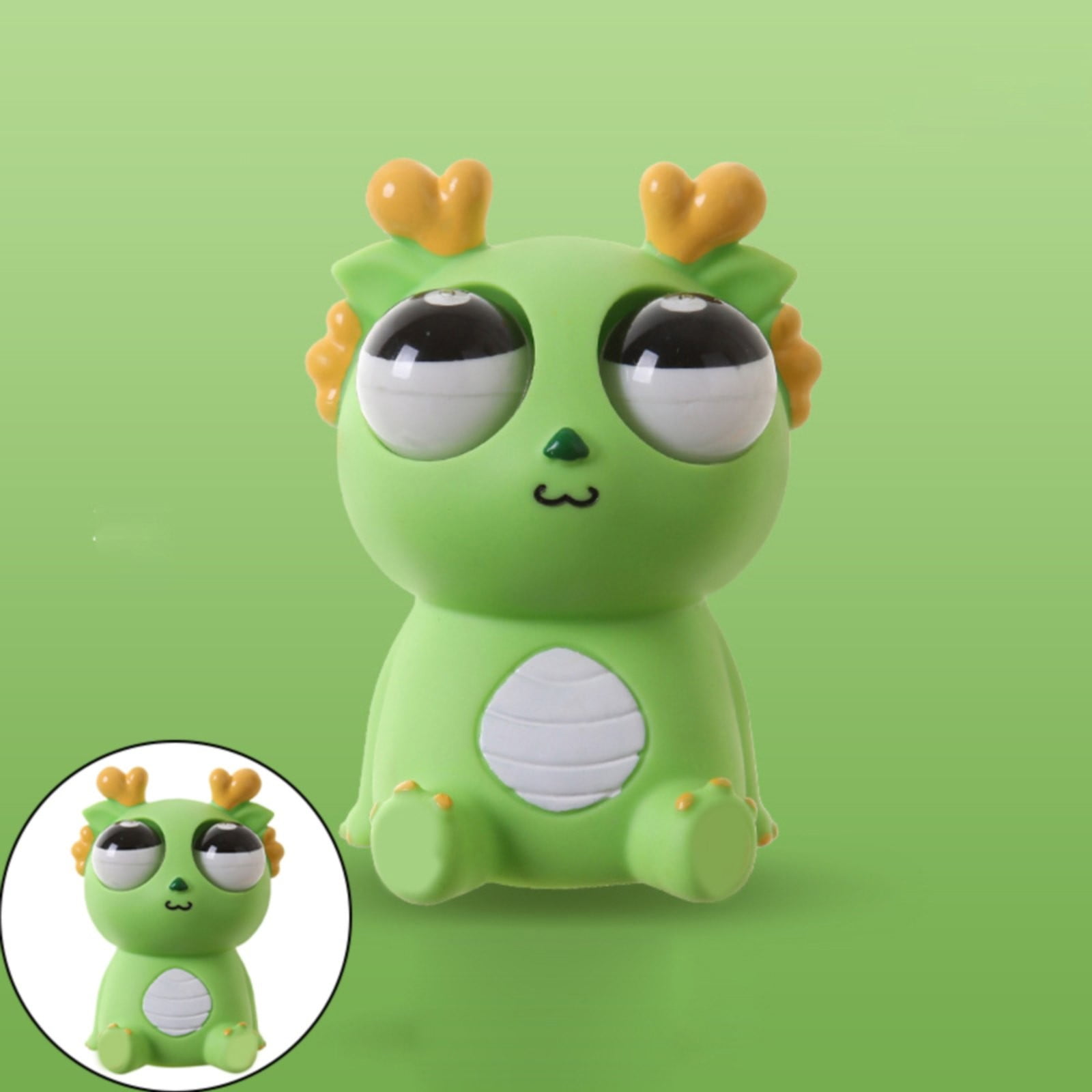 Yttmshdga Squeeze Eye Popping Out Stress Relief Cute Dragon Toy,Funny ...