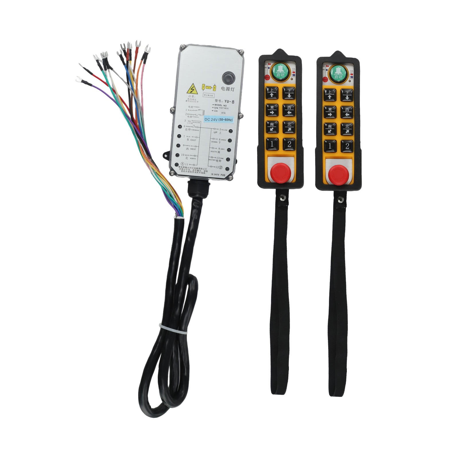 Yu-8+ Industrial Remote Control Electric Hoist Remote Control for Crane ...