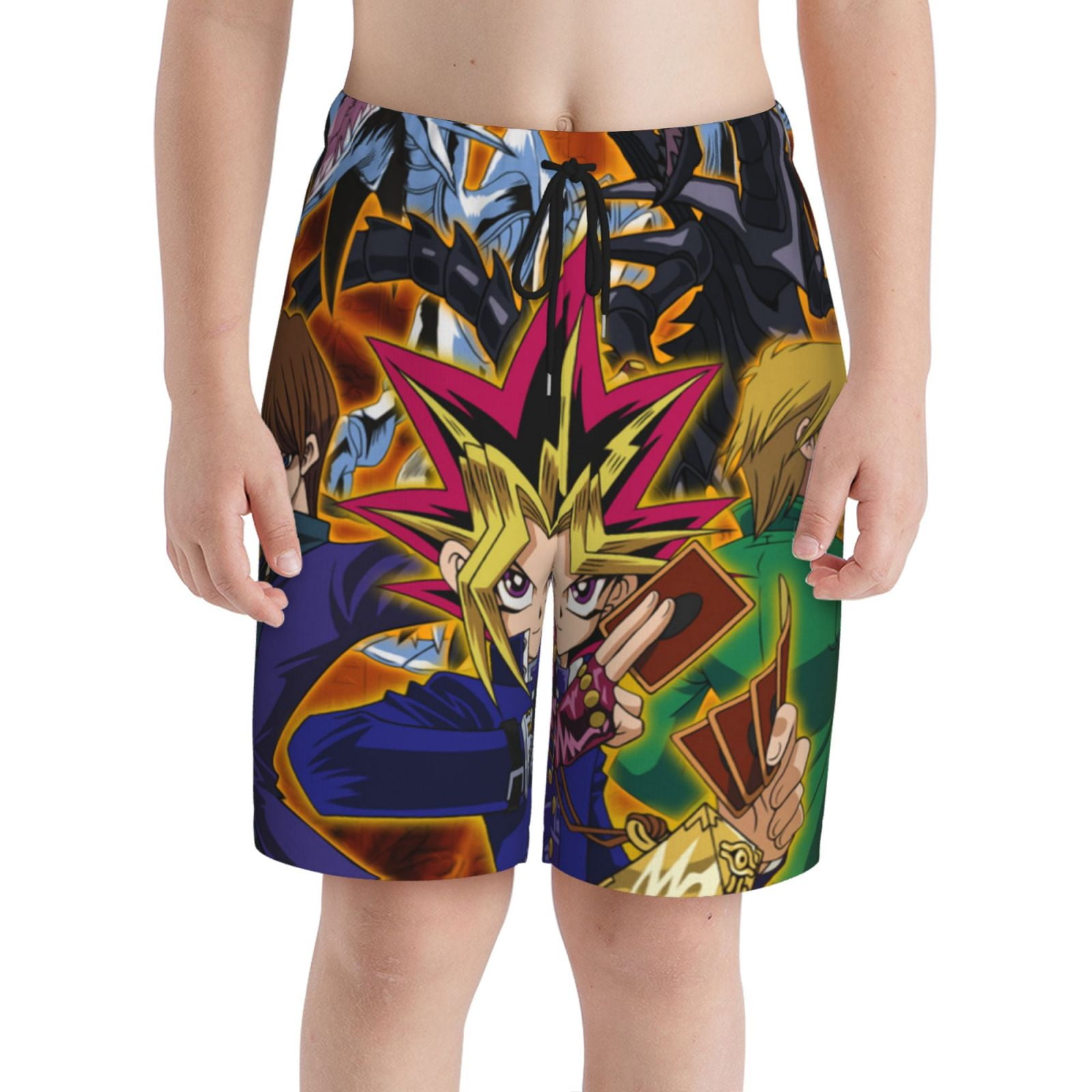 Yu-Gi-Oh Boy'S Swim Trunks Quick Dry Board Shorts Kids Beach Swim ...