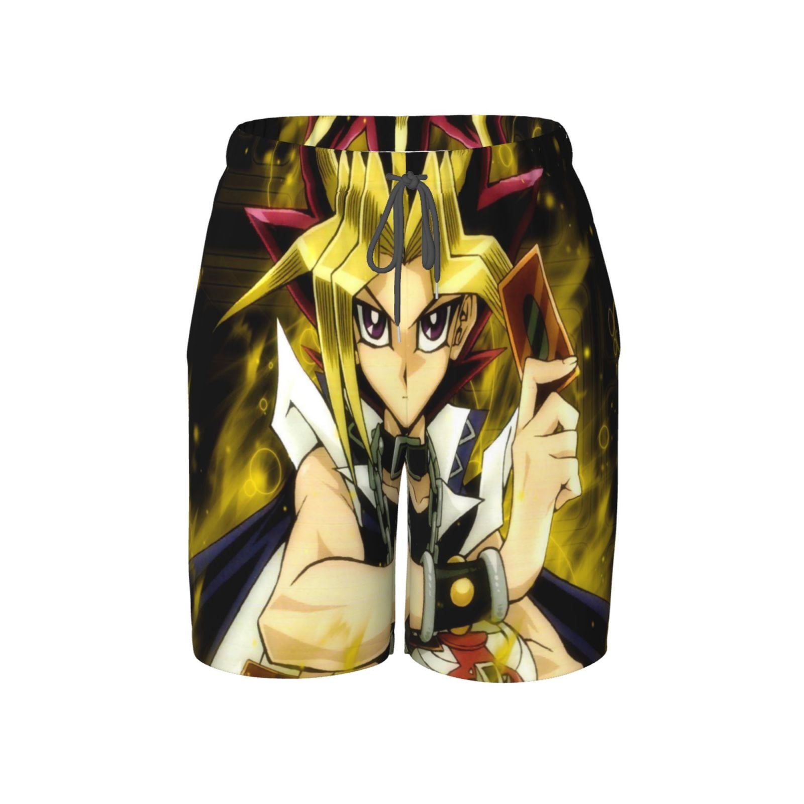 Yu Gi Oh Boys Swim Trunks with Mesh Liner Swim Shorts Youth Anti Swim ...