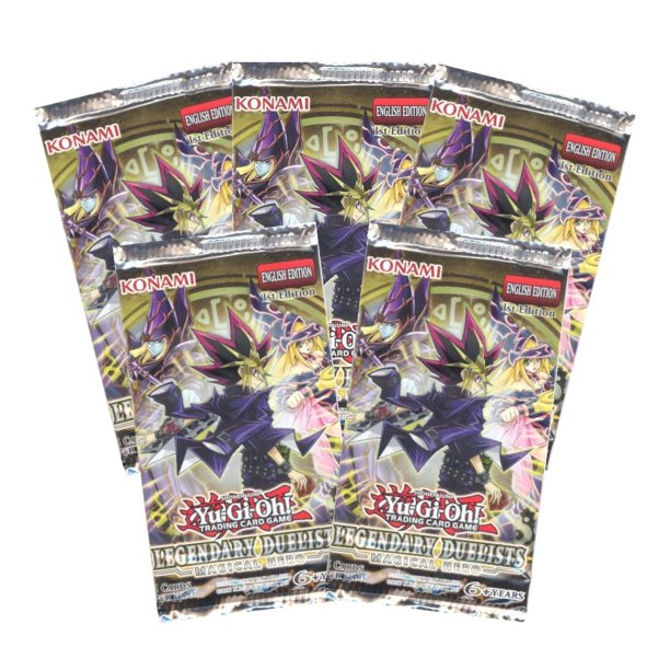 Yu-Gi-Oh Cards - Legendary Duelists: Magical Hero - Booster Packs (5 Pack Lot) - Walmart.com