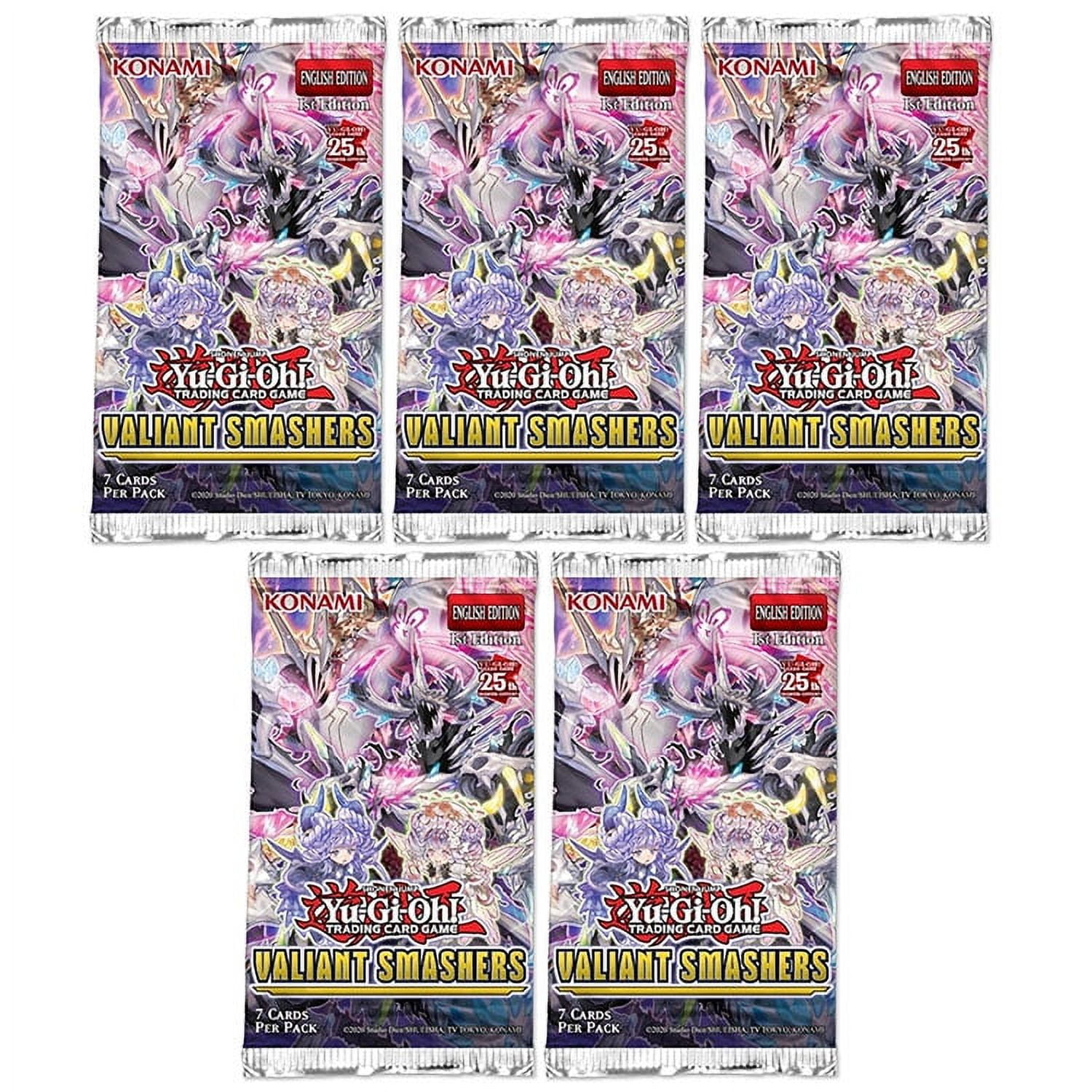 Yu-Gi-Oh Cards - Valiant Smashers - Booster PACKS (5 Pack Lot ...