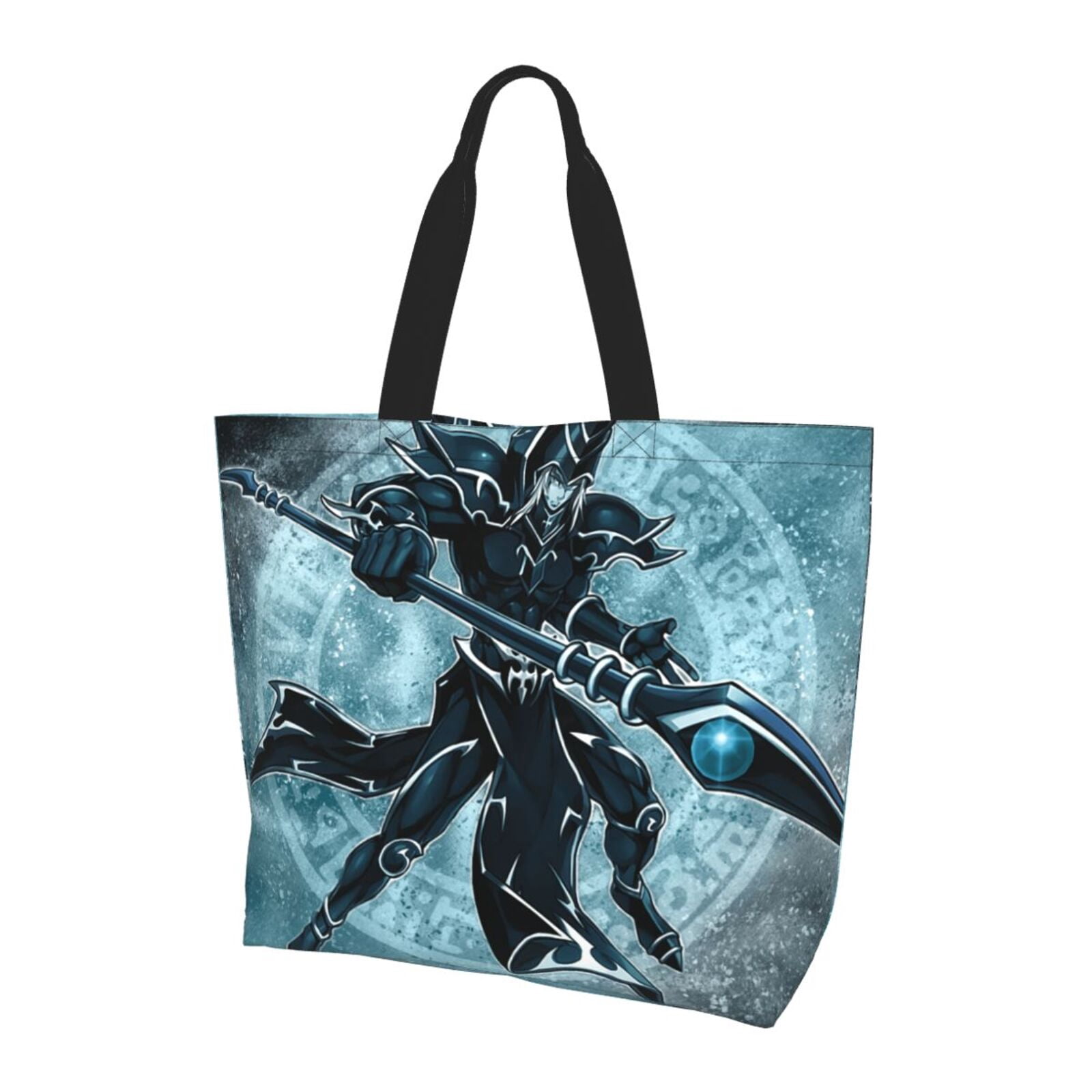 Yu Gi Oh Cute Extra Large Canvas Tote Bag for Gym Beach Travel Reusable ...