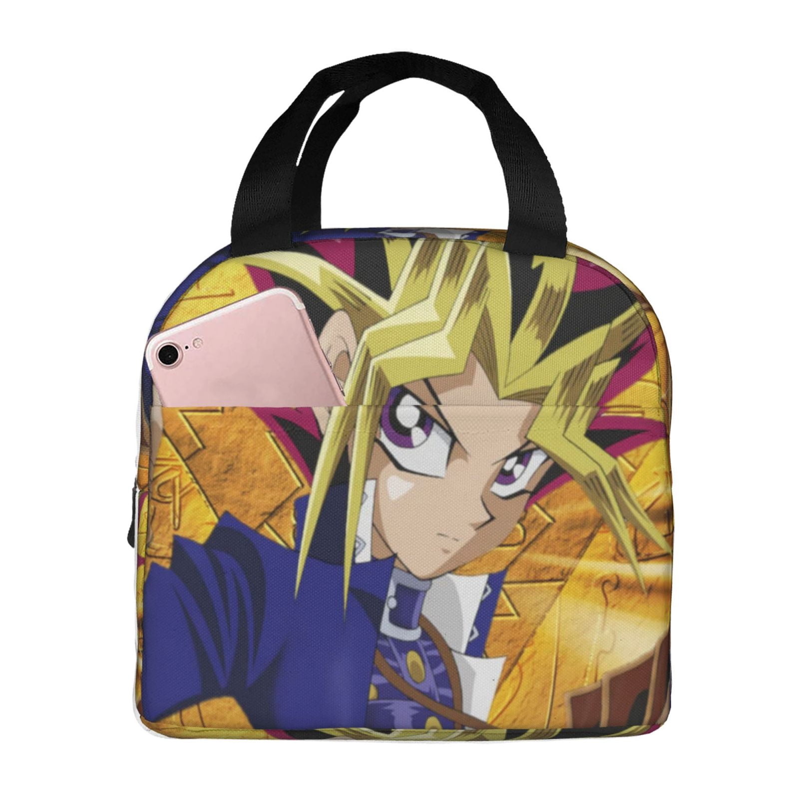 Yu Gi Oh Lunch Bag Kawaii Anime Reusable Cooler Bag Lunch Box ...