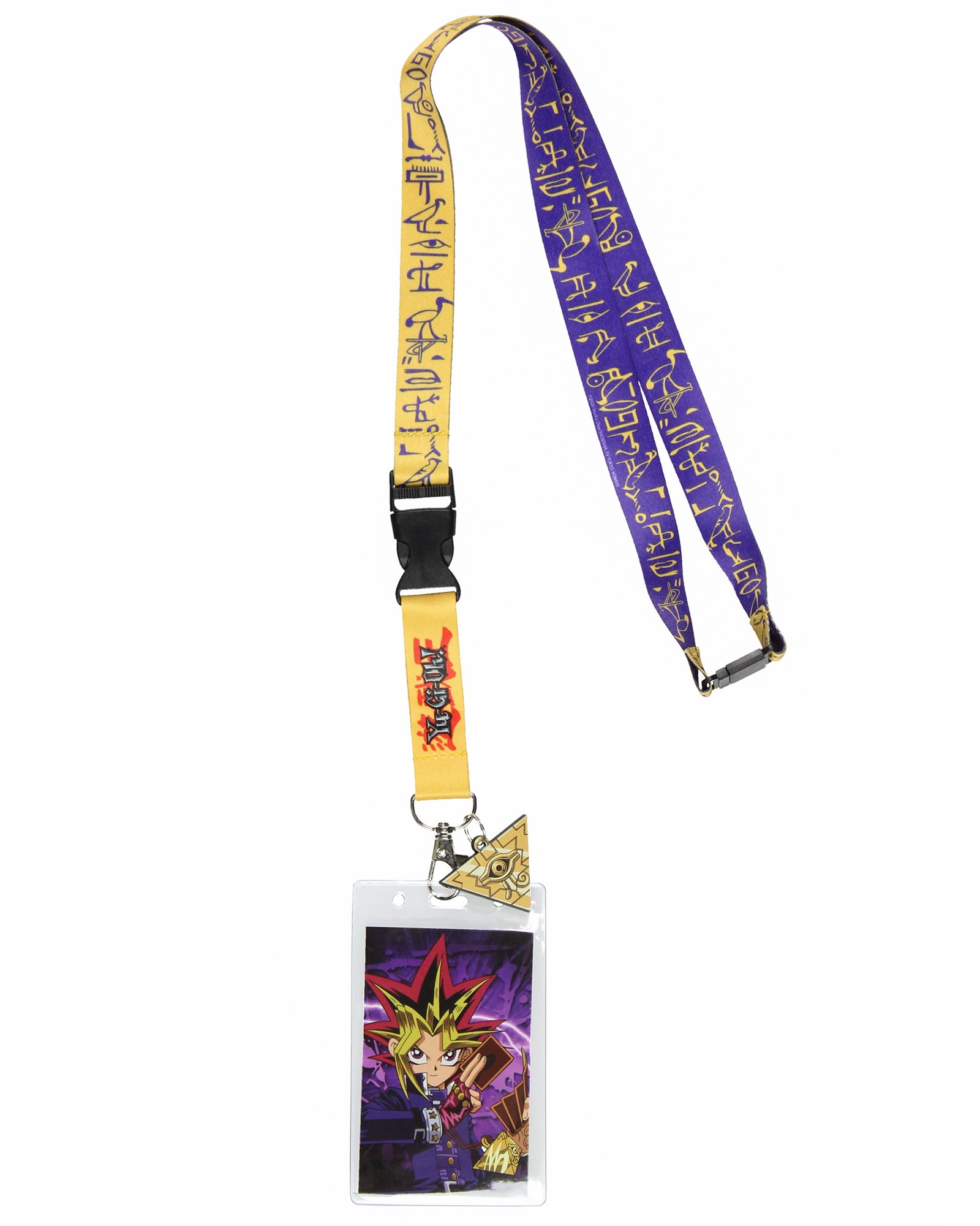 Yu-Gi-Oh! Manga Series ID Lanyard Badge Holder Millennium Puzzle Rubber ...