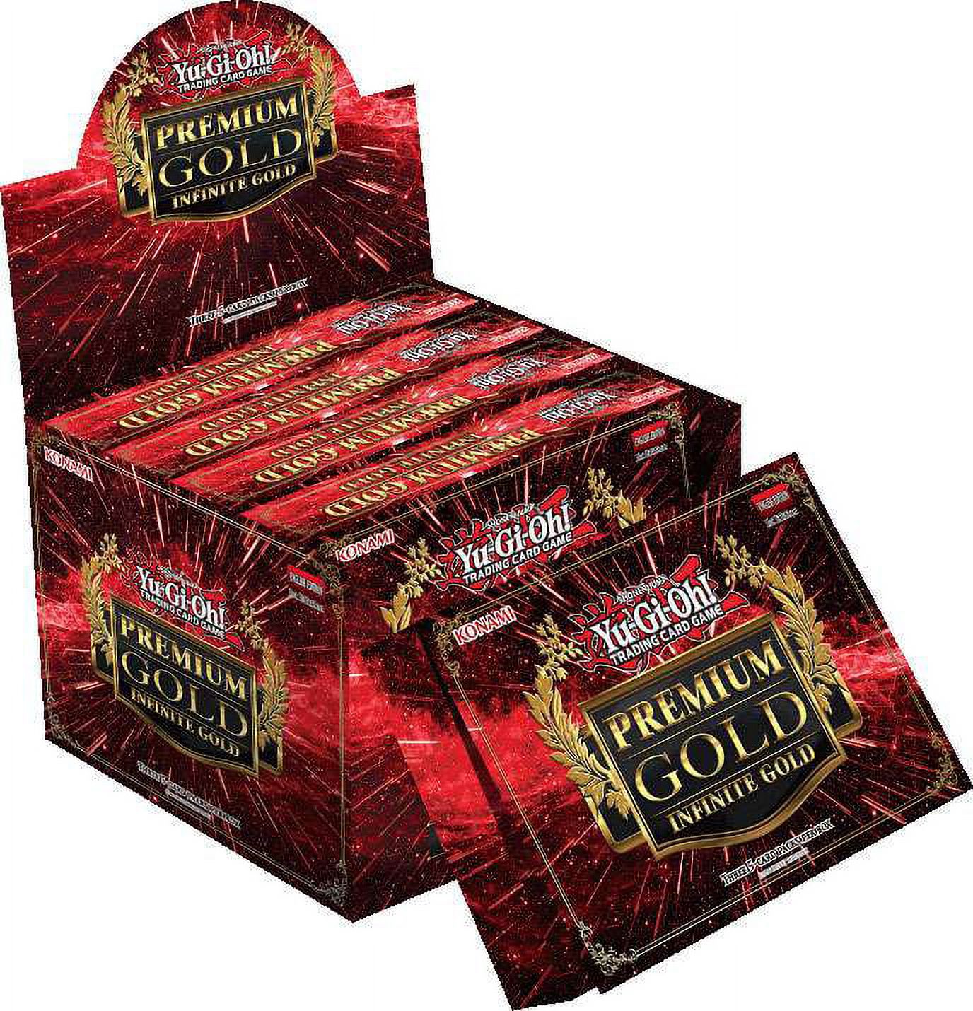 Yu-Gi-Oh Premium Gold: Infinite Gold Display Box (5 Mini Boxes) - Walmart.com