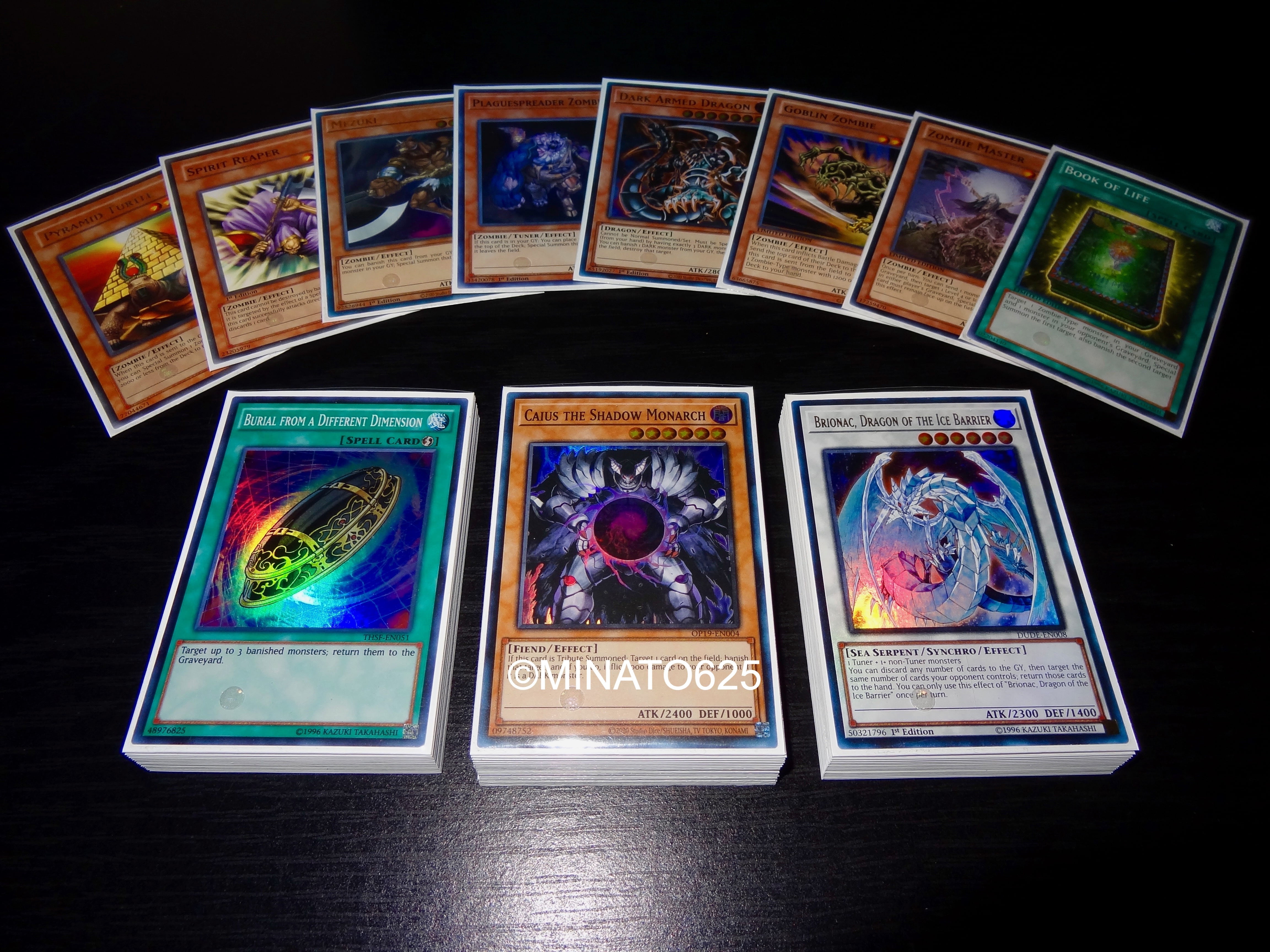 Yu-Gi-Oh! Trading Card Game Retro Edison Format Zombie Deck Yugioh ...