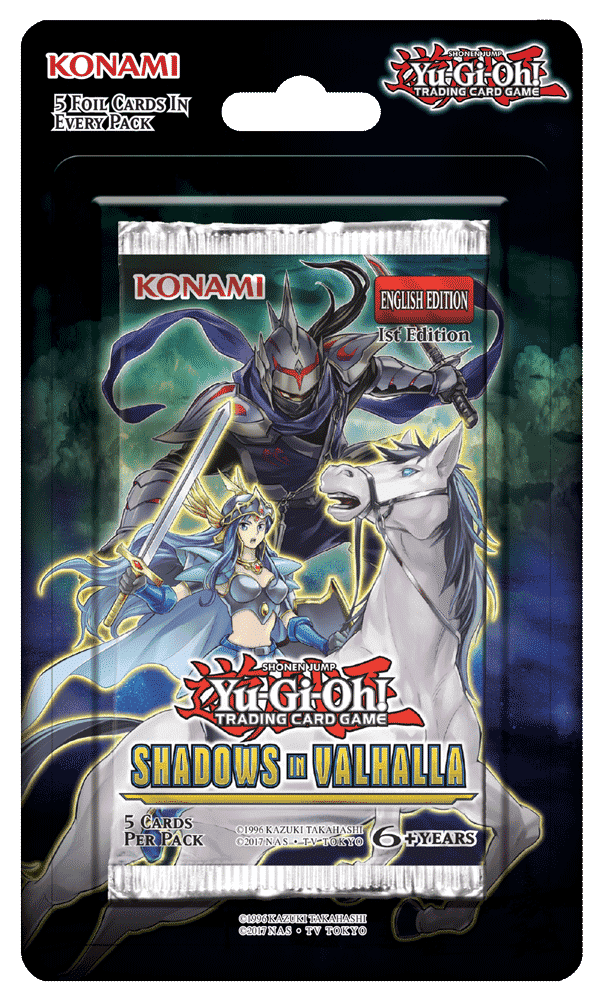 Yu-Gi-Oh Shadows in Valhalla Blister Pack (6 Blistered Booster Packs ...
