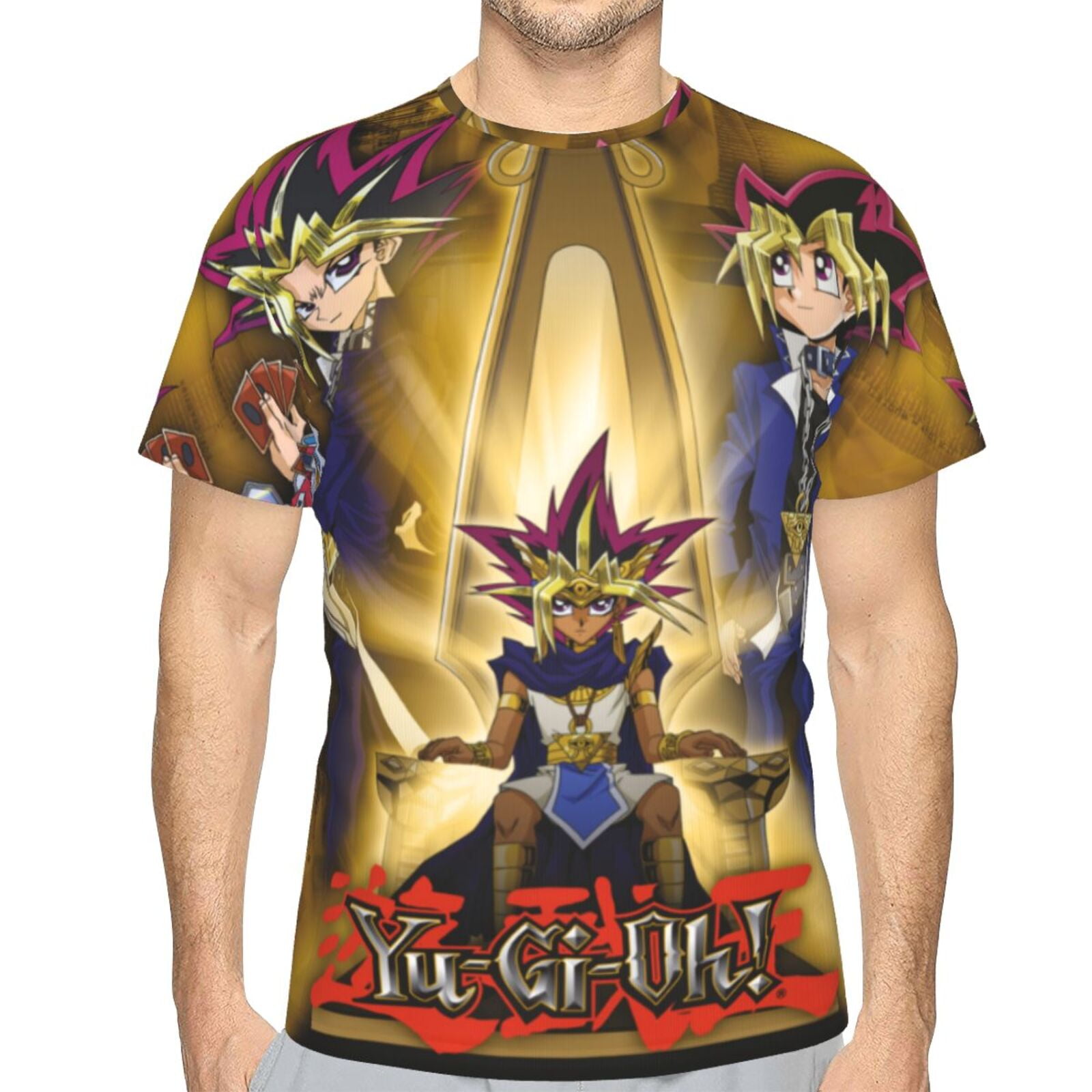 Yu-Gi-Oh Shirt 3d Printed T Shirt Crewneck Short Sleeve Top Tees For ...