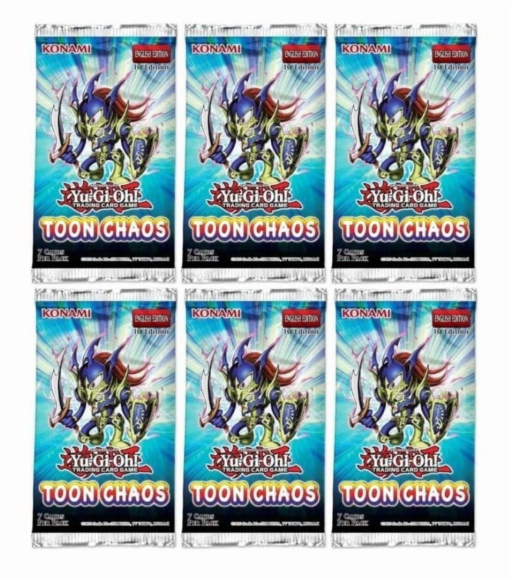 Yu-Gi-Oh! Toon Chaos (1st Edition) Booster Pack Lot - 6 Packs - Walmart.com