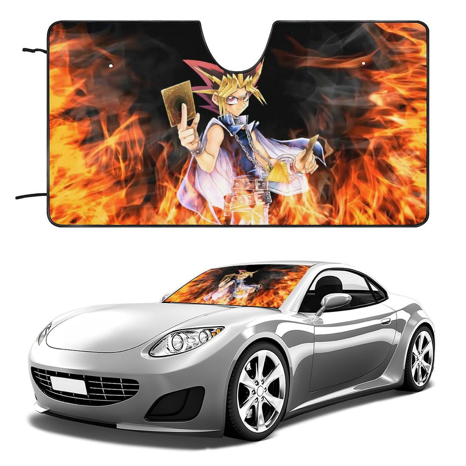 Yu-Gi-Oh Windshield Sun Shade, Front Foldable Windshield Sunshade, Car ...