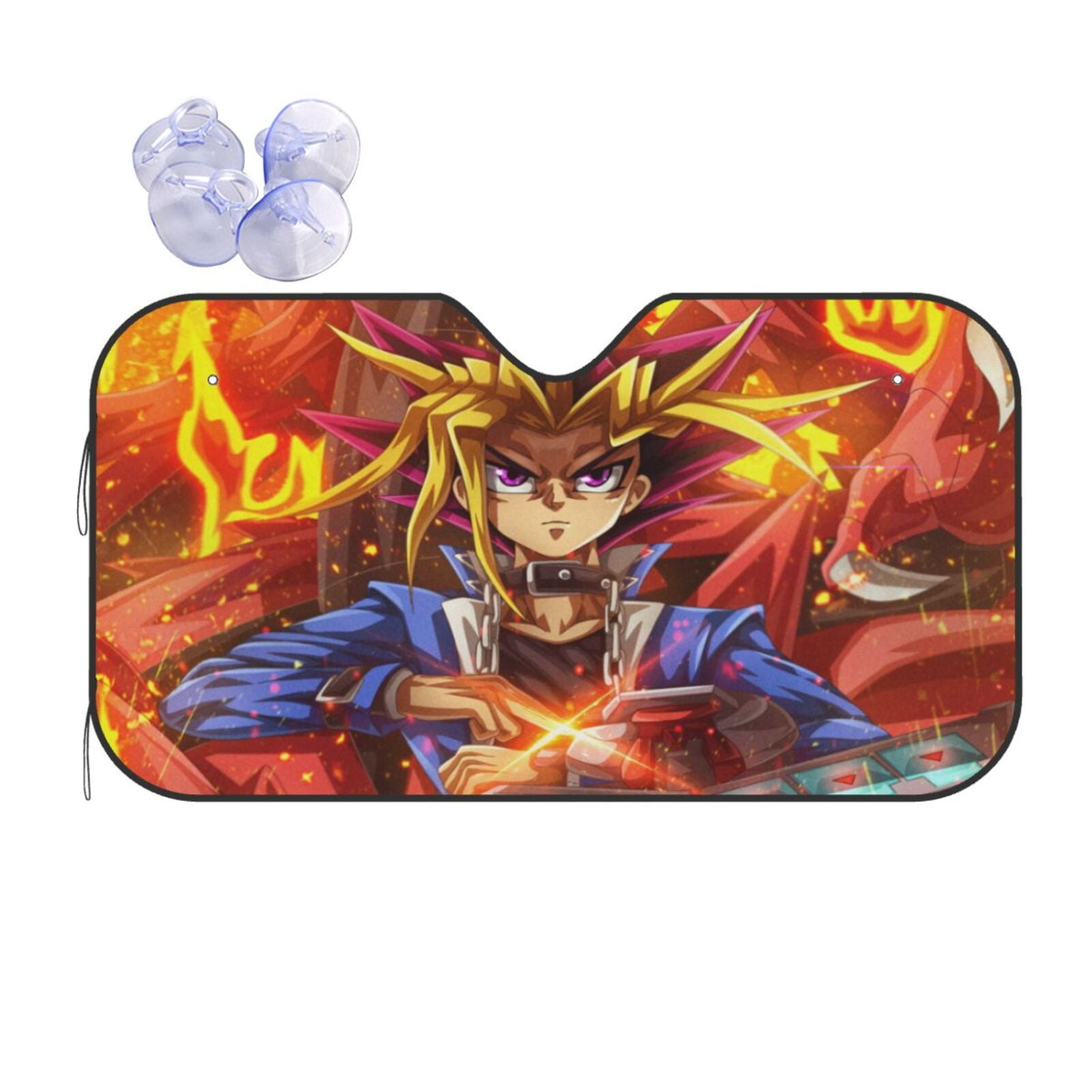 Yu Gi Oh Windshield Sun Shade Front Protector Folding Car Sun Visor ...