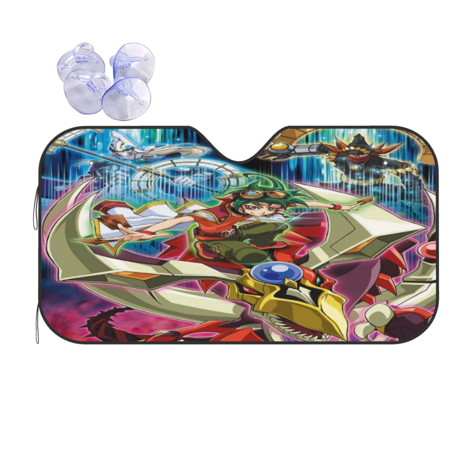 Yu Gi Oh Windshield Sun Shade Front Protector Folding Car Sun Visor ...