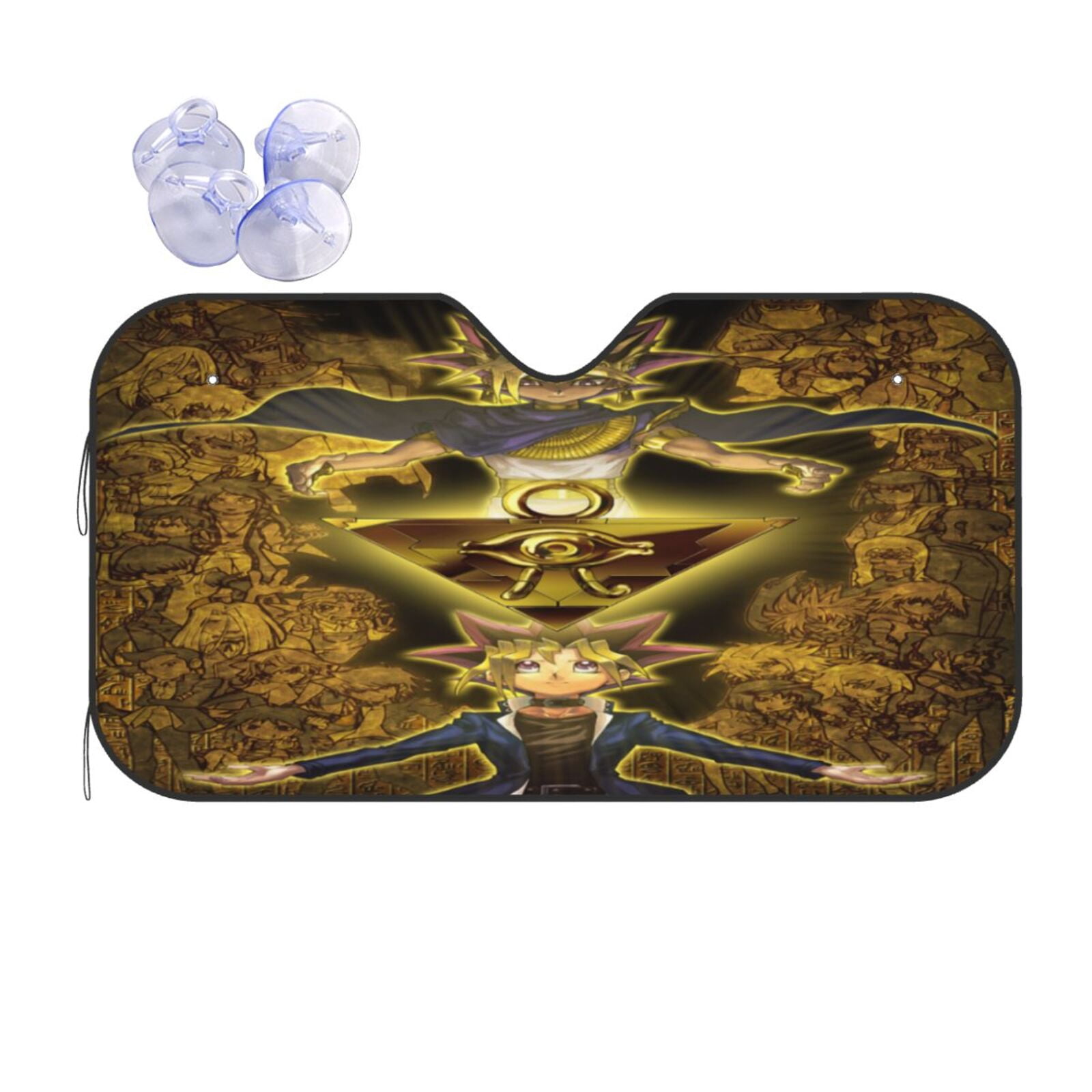 Yu Gi Oh Windshield Sun Shade Front Protector Folding Car Sun Visor ...