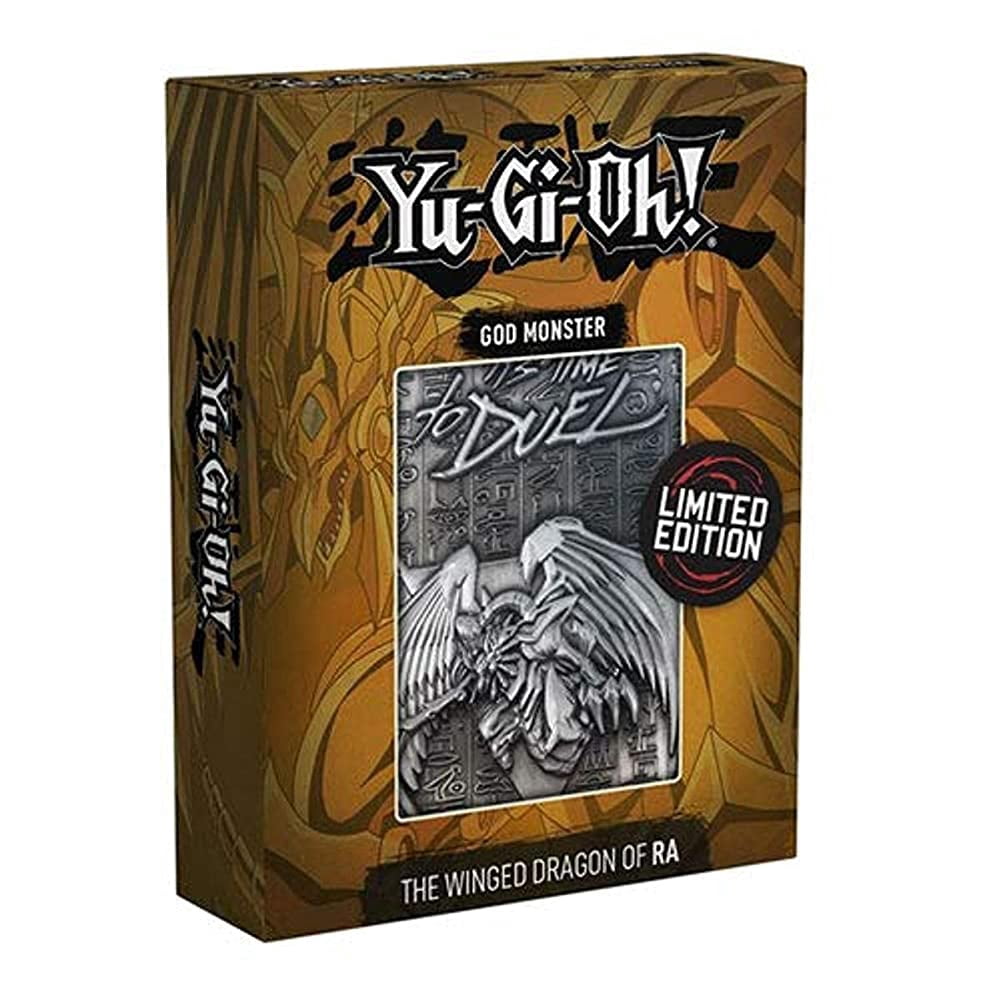 Yu-Gi-Oh YGO14-W Limited Edition Metal God Card Winged Dragon of Ra ...