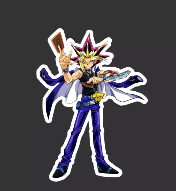 Yu-Gi-Oh! Yami Yugi Die Cut Sticker (Black Or White Outline Colors ...