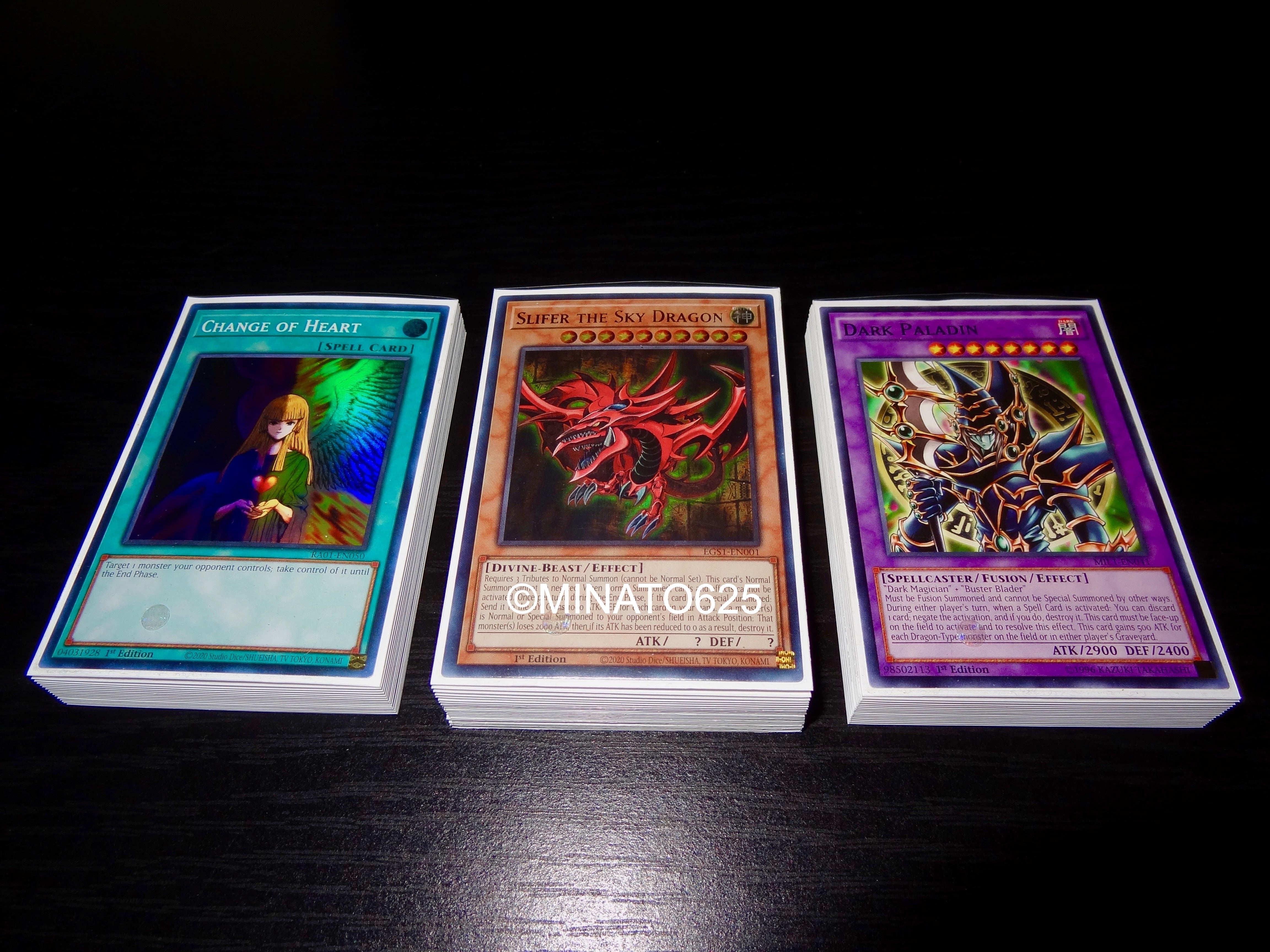 Yu-Gi-Oh Yugi Moto Battle City Decl Slifer the Sky Dragon Buster Blader ...