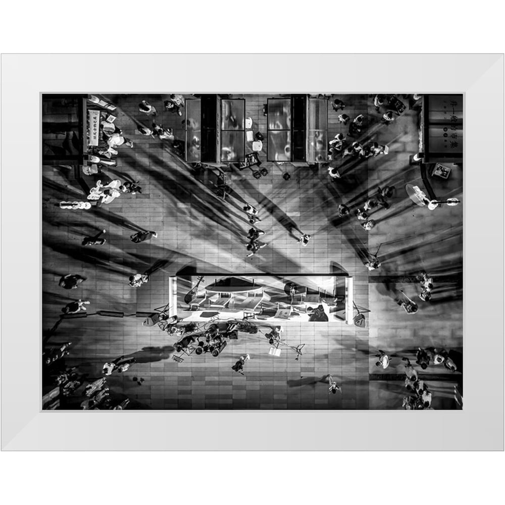 Yu Wu, Irene 32x25 White Modern Wood Framed Museum Art Print Titled ...
