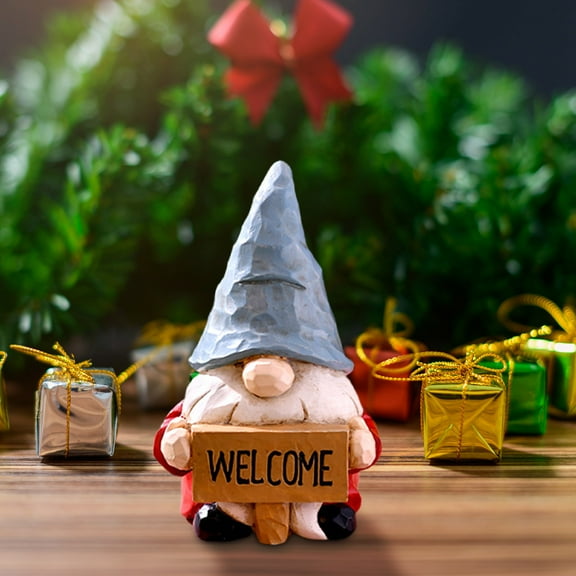 BAOPAI Outdoor Garden Decorations Funny Cute Dwarf Gnome Statue Resin ...