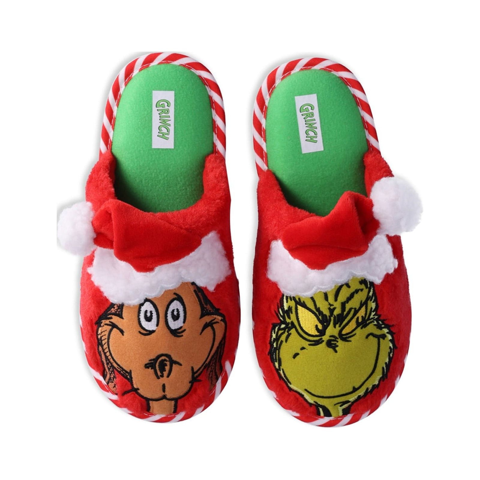 YuCheng Christmas Slippers for Women & Men Indoor Soft Warm Cotton ...