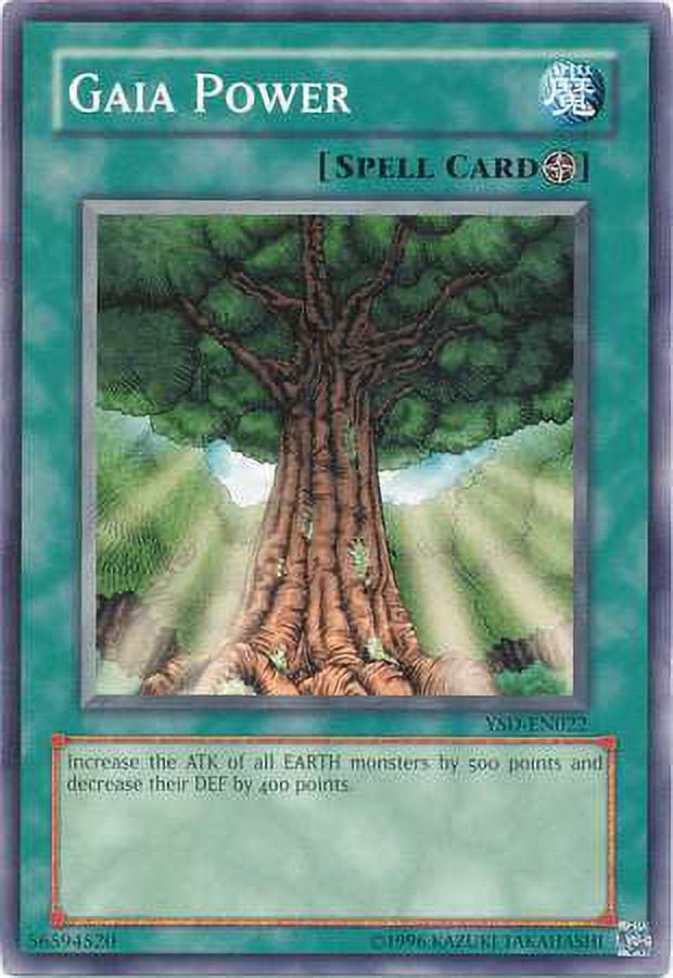 YuGiOh 2006 Starter Deck Common Gaia Power YSD-EN022 - Walmart.com