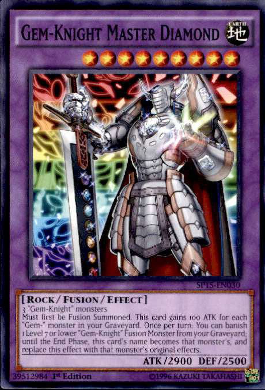YuGiOh 2015 Star Pack ARC-V Shatterfoil Rare Gem-Knight Master Diamond ...