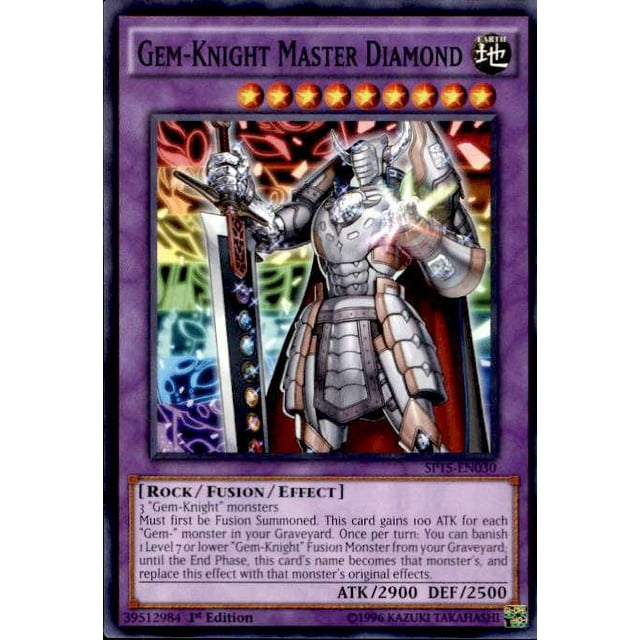 YuGiOh 2015 Star Pack ARC-V Shatterfoil Rare Gem-Knight Master Diamond ...