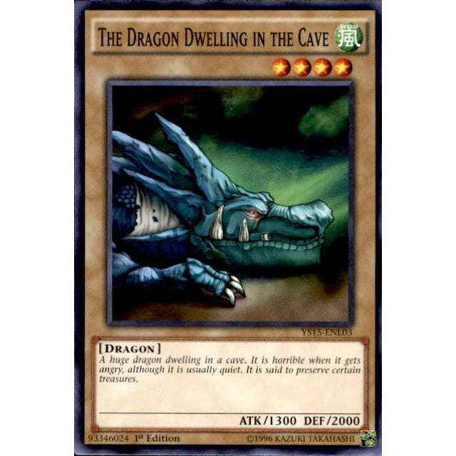 YuGiOh 2015 Starter Deck Dark Legion Common The Dragon Dwelling in the Cave YS15-ENL03 - Walmart.com