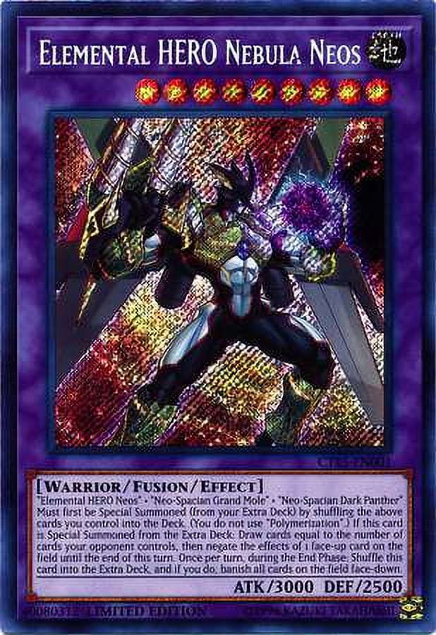 YuGiOh 2018 Mega-Tin Mega Pack Secret Rare Elemental HERO Nebula Neos ...