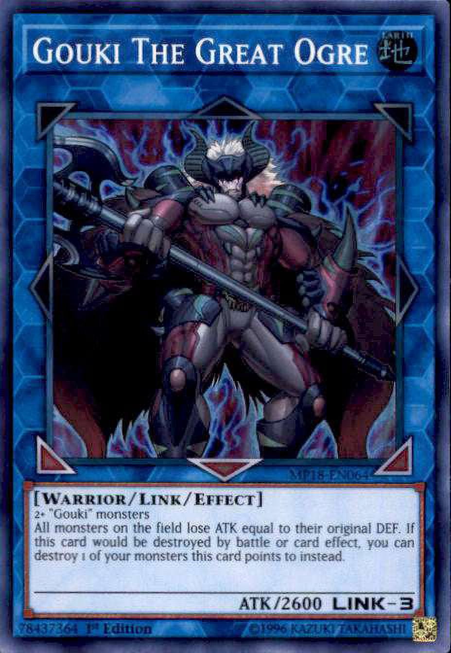 YuGiOh 2018 Mega-Tin Mega Pack Super Rare Gouki The Great Ogre MP18 ...