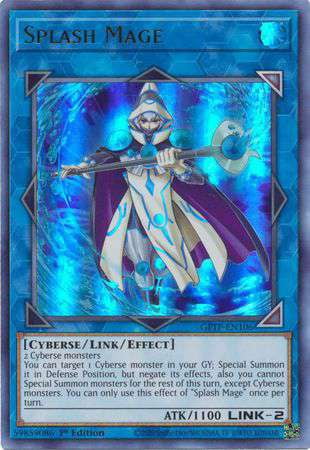 YuGiOh 2021 Ghosts From The Past Ultra Rare Splash Mage GFTP-EN106 ...