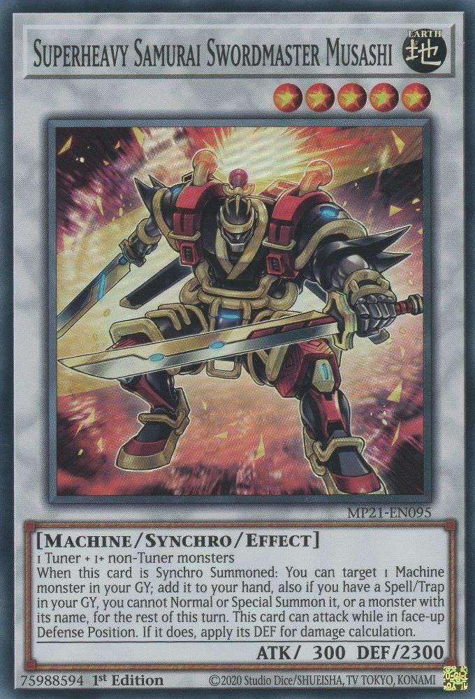 YuGiOh 2021 Tin of Ancient Battles Super Rare Superheavy Samurai ...