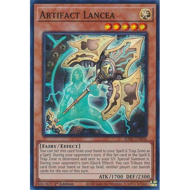YuGiOh 25th Anniversary Rarity Collection Secret Rare Artifact Lancea ...