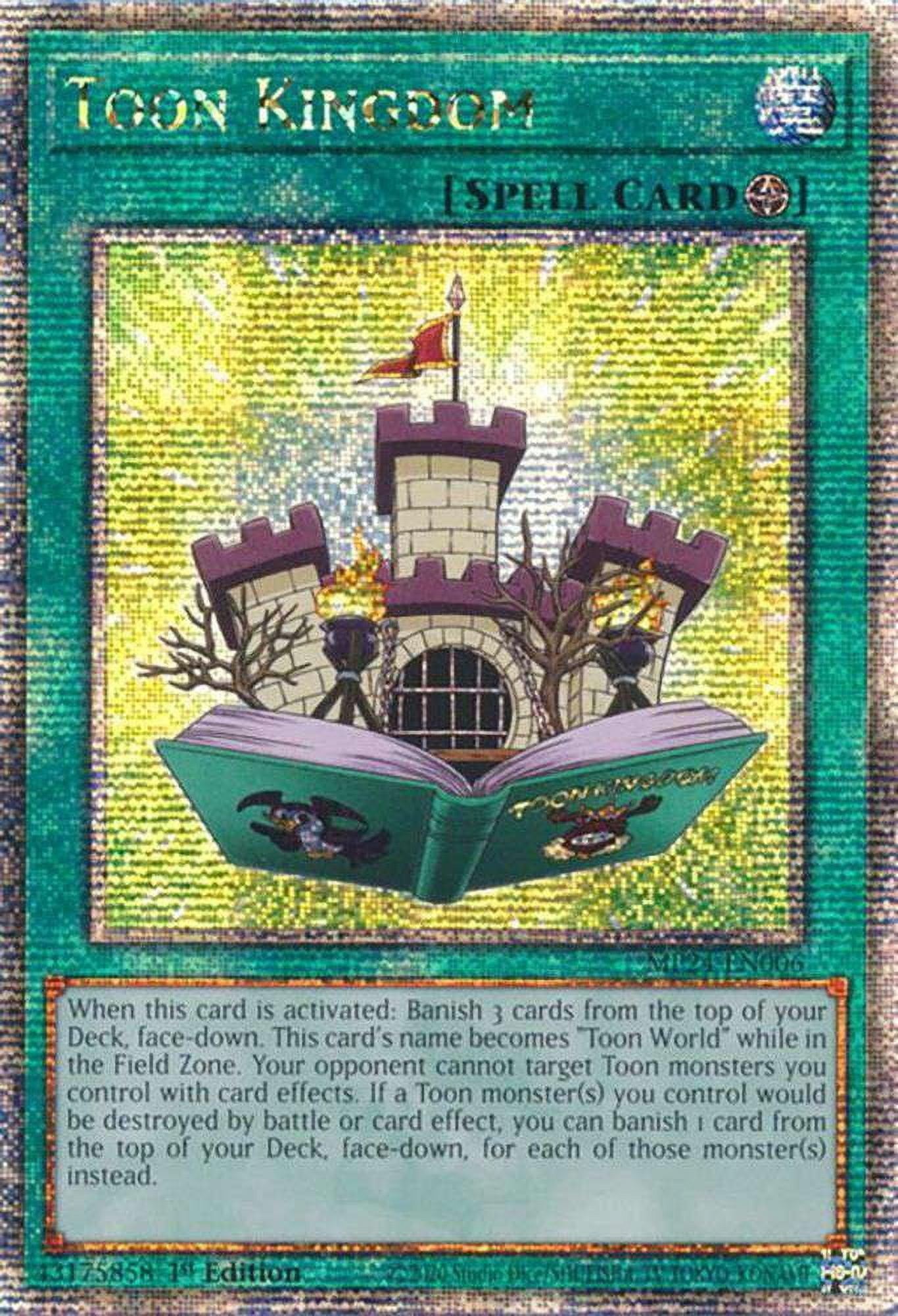 YuGiOh 25th Anniversary Tin: Dueling Mirrors Toon Kingdom MP24-EN006 (Quarter Century Secret ...