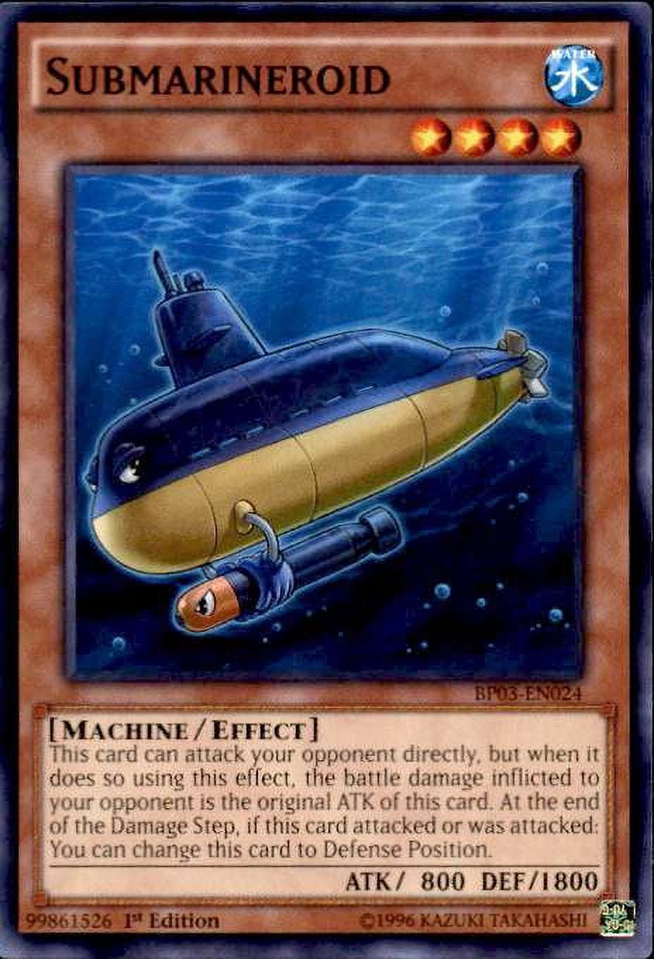 YuGiOh Battle Pack 3 Monster League Shatterfoil Rare Submarineroid BP03 ...