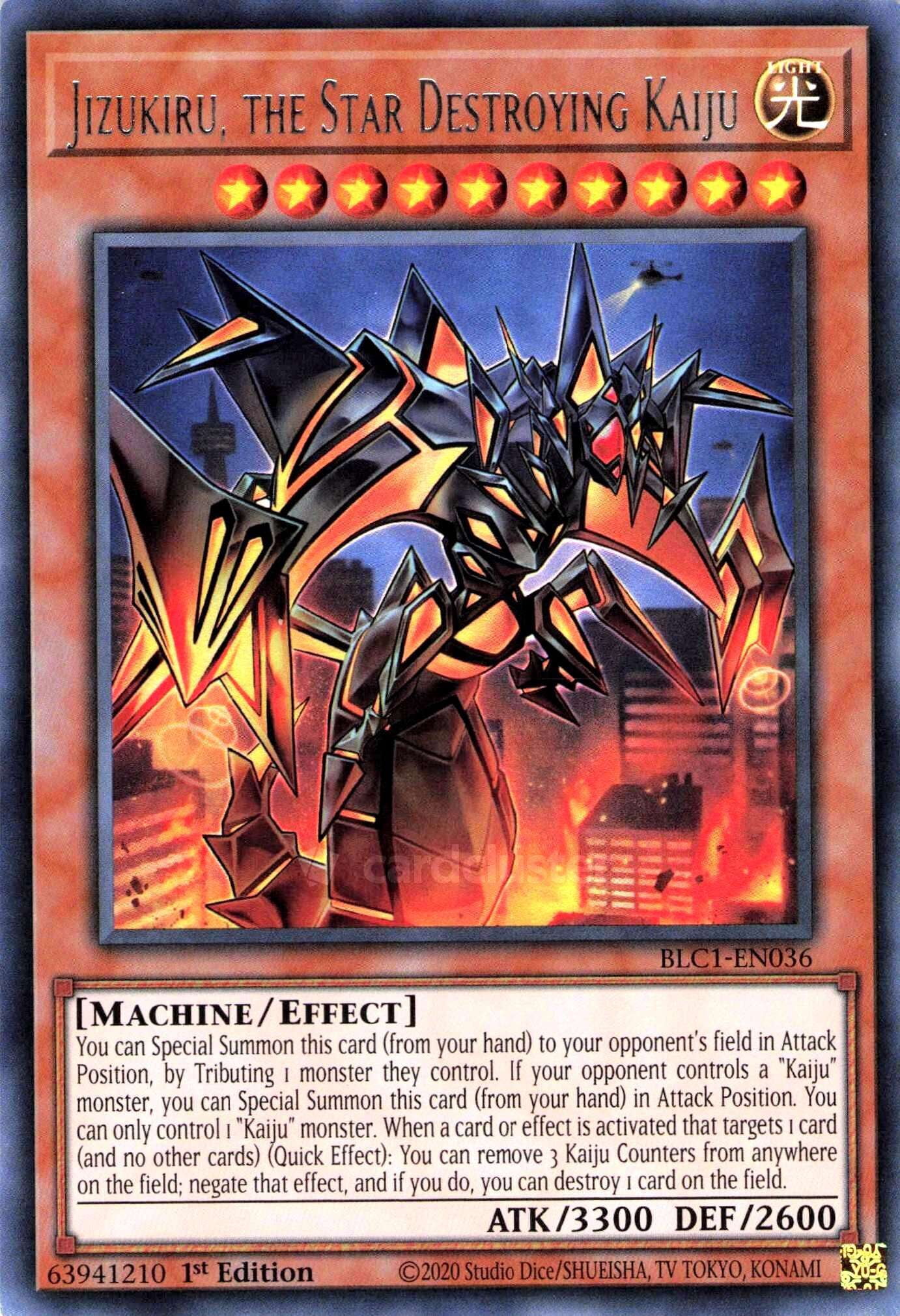 YuGiOh Battles of Legend Chapter 1 Ultra Rare Jizukiru, the Star ...