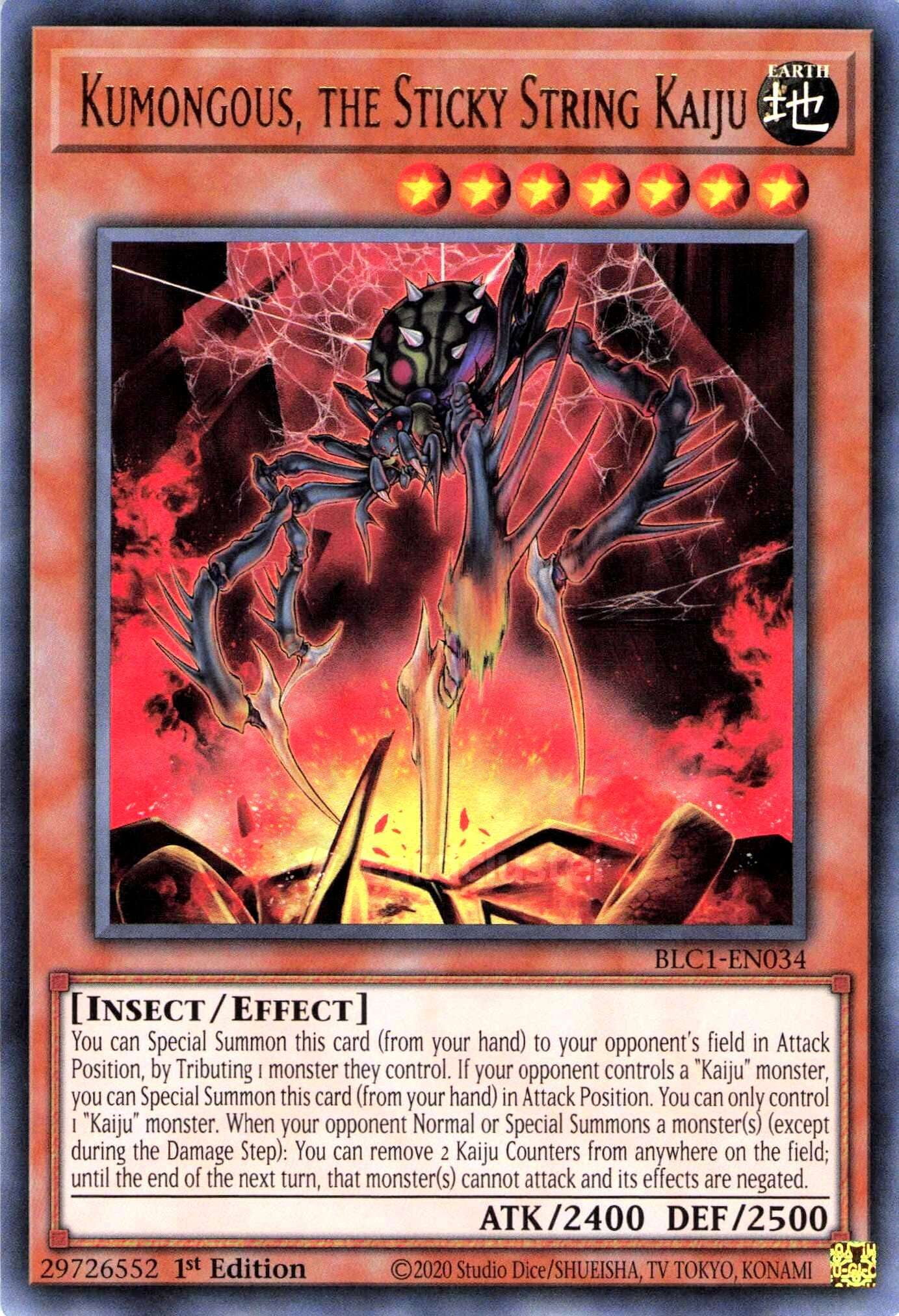 YuGiOh Battles of Legend: Chapter 1 Ultra Rare Kumongous, the Sticky ...