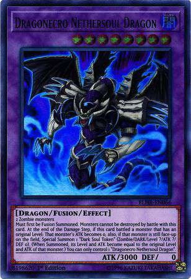 YuGiOh Battles of Legend: Hero's Revenge Ultra Rare Dragonecro Nethersoul Dragon BLHR-EN066 ...