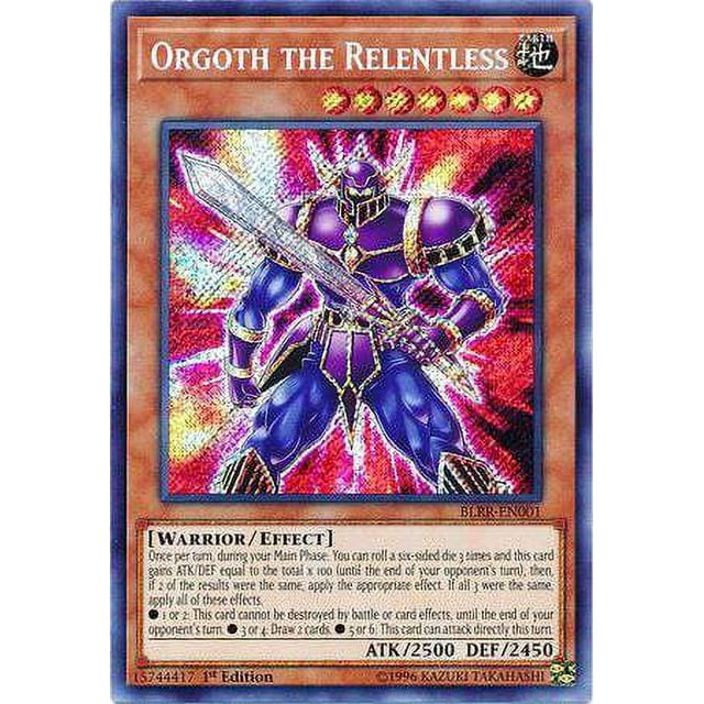 YuGiOh Battles of Legend: Relentless Revenge Secret Rare Orgoth the ...