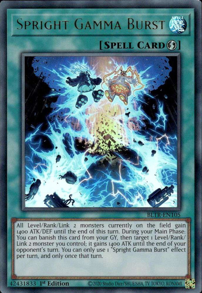 YuGiOh Battles of Legend: Terminal Revenge Ultra Rare Spright Gamma ...